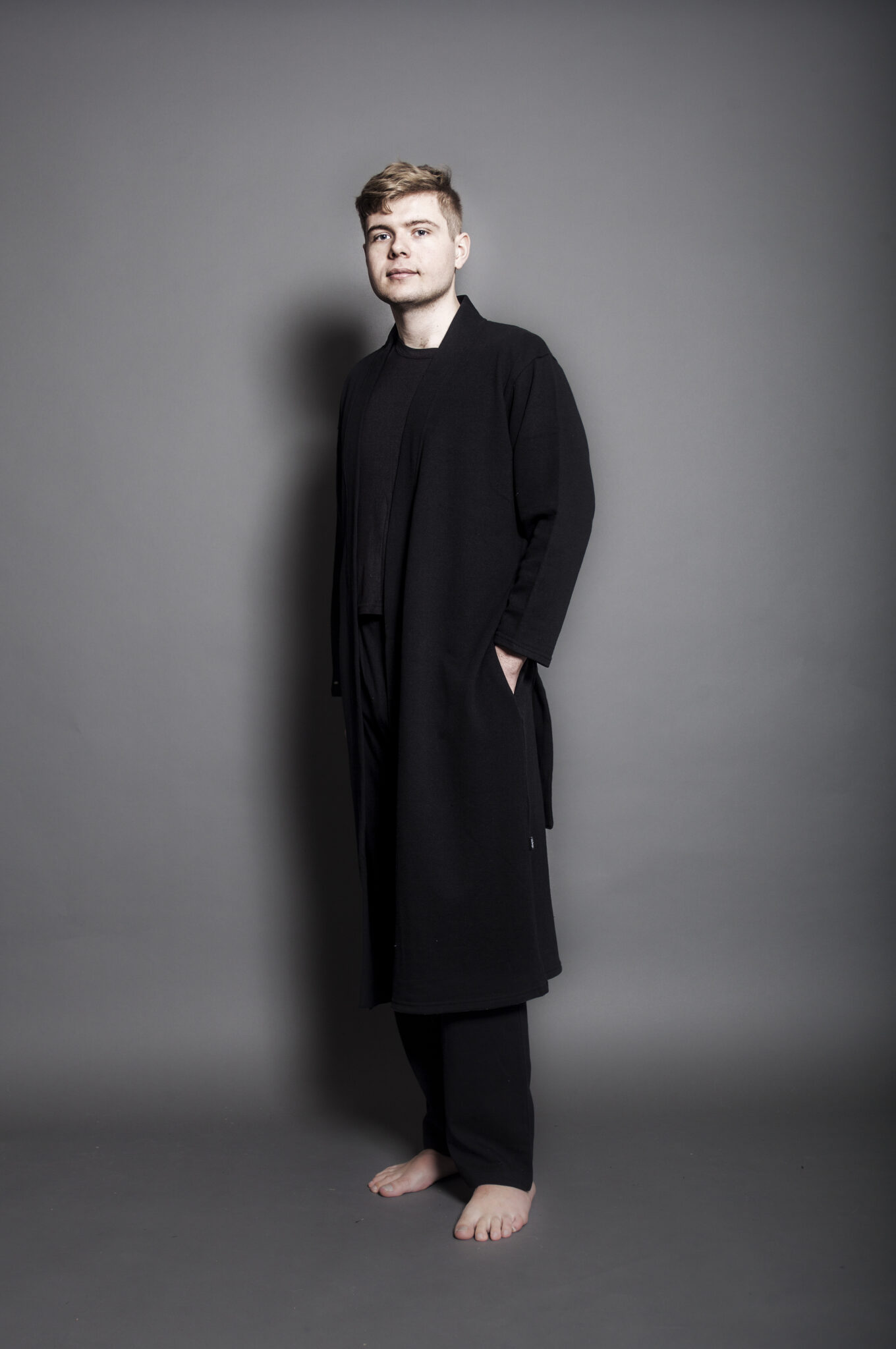 Síður sloppur - unisex - Lín Design